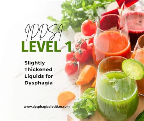 All About Iddsi Level 1 Liquids Slightly Thick ⋆ The Dysphagia Dietitian