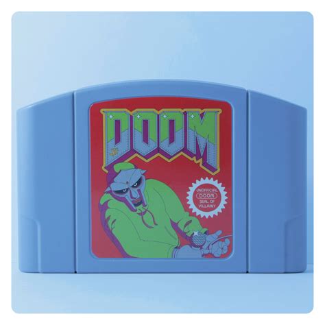 Mf Doom 64 Cartridge Gray Non Functional Cart Etsy