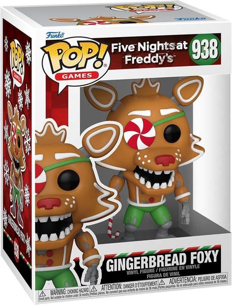 Фигурка Funko Pop Fnaf Five Nights At Freddys Gingerbread Foxy Фанко Поп Фнаф Фокси пряник