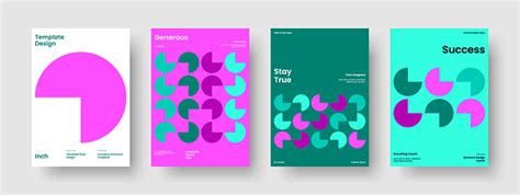 Desain Latar Belakang Modern Tata Letak Brosur Abstrak Template Flyer