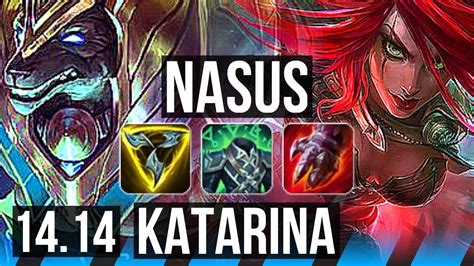 Nasus Vs Katarina Mid 1000 Games 35k Dmg Euw Grandmaster 14