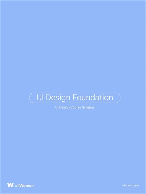 Ui Syllabus 2023 Pdf Usability Mentorship