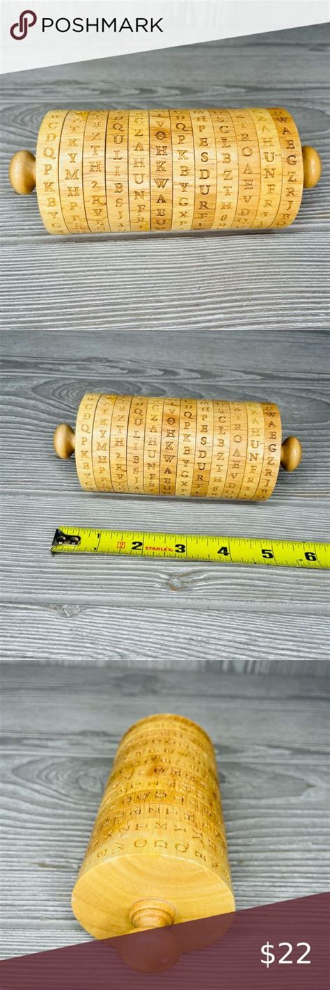 Retroworks Secret Cipher Decoder Wheel Jefferson Wheel Poshmark Style Secret