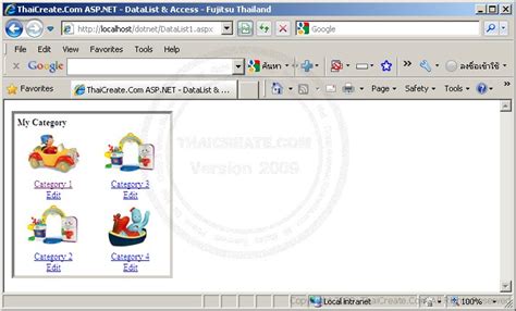 C Aspnet Datalist Control Microsoft Access Mdb Systemdataoledb