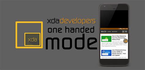 Get Ios Reachability On Any Android Phone With One Handed Mode By Xda