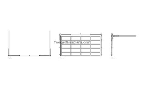 Garage Door Cad Block
