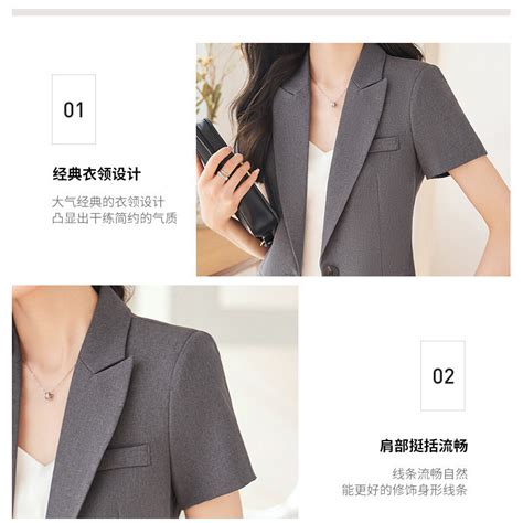 【miguo小米果】職業裝 休閒短袖西裝外套女 英倫風通勤氣質西服套裝 大尺碼西裝套褲 S 5xl 3色任選 蝦皮購物