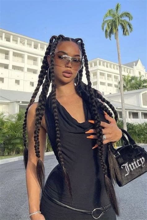 Go Crazy With These 31 Jumbo Box Braids Tutorial Included