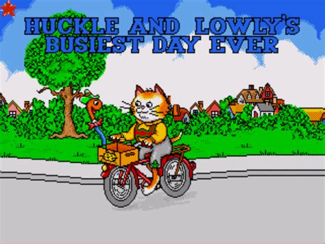 Richard Scarrys Huckle And Lowlys Busiest Day Ever Review For Sega