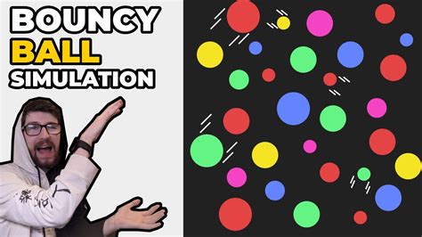 Javascript Bouncy Ball Simulator Tutorial Html5 Canvas Youtube