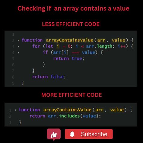Checking If An Array Contains A Valuejavascriptcodingprogrammingwebdevelopmentshorts