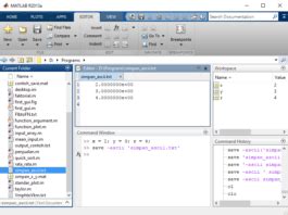 Save And Load Command Menyimpan Variabel Workspace MATLAB