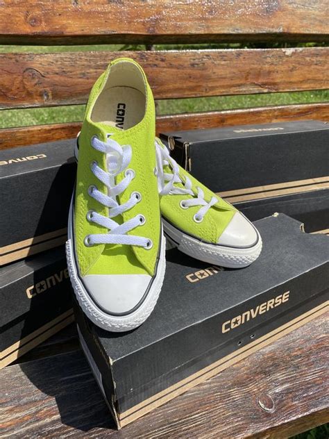 Салатові конверси Converse All Star кеді — ціна 999 грн у каталозі Кеди Купити жіночі речі за