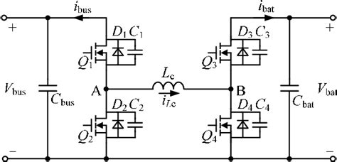 Figure From The Bidirectional Four Switch Buck Boost Converter With PWM Plus Phase Shift