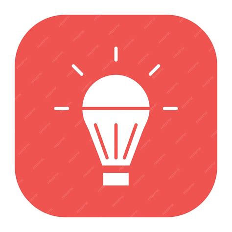 Premium Vector Led Bulb Vector Illustration