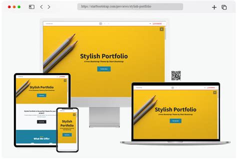 Stylish Portfolio Free One Page Bootstrap Theme Freshdesignweb