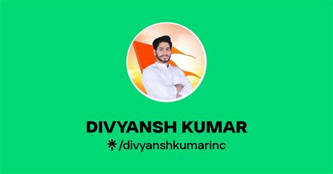 Divyansh Kumar Instagram Facebook Linktree