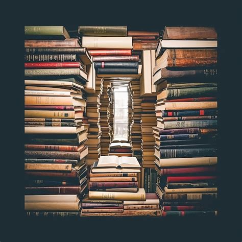 Premium AI Image A Library Full Of Books A Photo