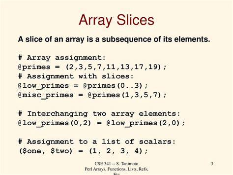 Perl Arrays Functions References Etc Ppt Download