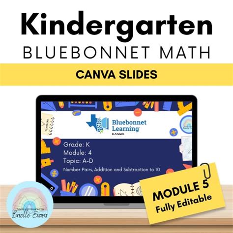 Bluebonnet Math Kindergarten Module 5 By Made And Designed By Brielle Evans