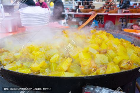 炒凉粉 小吃美食 食品餐饮 摄影素材 汇图网www huitu