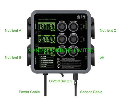 Hydroponics Kit Digital Nutrient Controller And Pump Set Nutrient