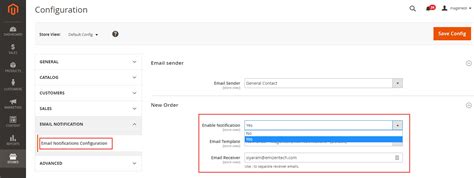 Admin Email Notification Extension For Magento 2 Magenest
