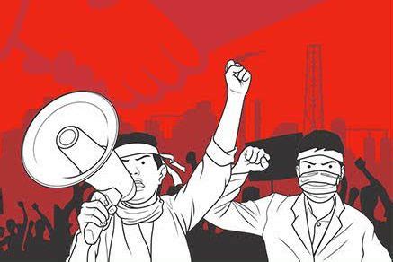 Demo Pakai Almet Dasar Mahasiswa Elitis Eksklusif LPM Manifest FTP UNEJ
