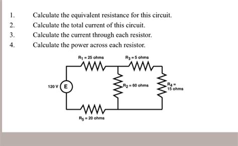 Solved Calculate The Equivalent Resistance For This Circuit Calculate