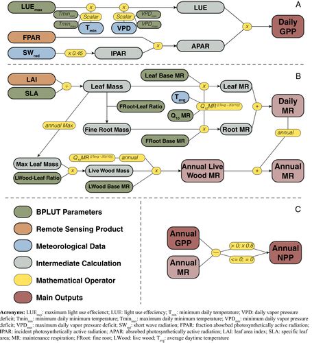 Terrestrial Primary Production For The Conterminous United States