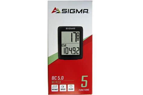 Sigma Fietscomputer Bc 50 Wired Gerard Kocken Tweewielers