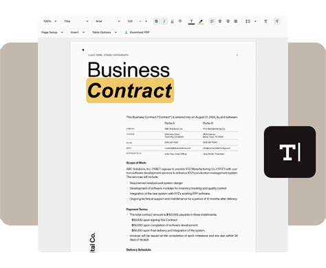 WYSIWYG Document Authoring Library