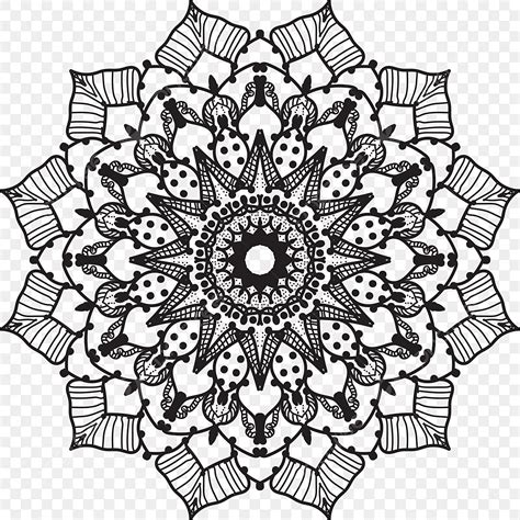 曼荼羅裝飾設計著色 圓 插畫用圖 曼陀羅向量圖案素材免費下載，png，eps和ai素材下載 Pngtree