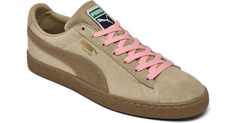 Puma Suede Hemp Casual Sneakers From Finish Line In Natural For Men Lyst