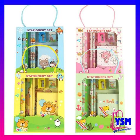 Jual YSM Alat Tulis Set 6IN1 Stationery Set Lucu Karakter 6 IN 1 Set
