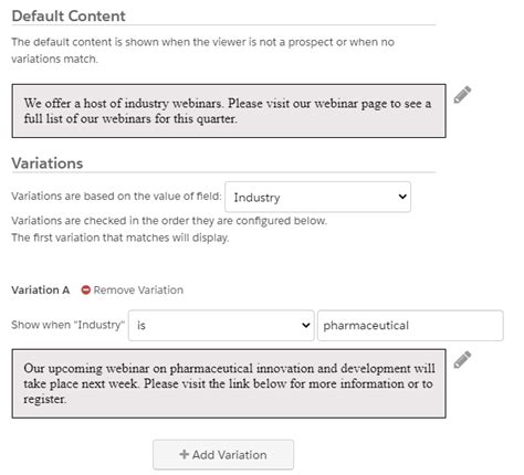 Pardot Dynamic Content