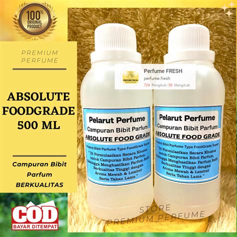 Jual Campuran Bibit Parfum ABSOLUTE Pelarut Bibit Parfum Botol Spray ABSOLUTE CAMPURAN