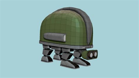 Sci Fi Robot Model J 03 Green Turtle By Gsommer