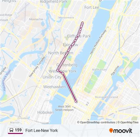 159 Route Schedules Stops And Maps Fort Lee Route 5 Updated