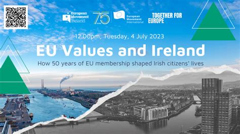 Celebrating How Eu Values Have Shaped Irish Citizens Lives Over 50