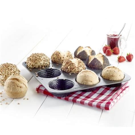 Bread Roll Baking Tin 9 Rolls Fireworks