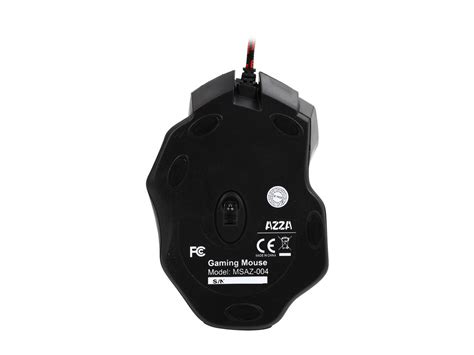 Azza Diablo Msaz 004 Black Wired Optical Led Gaming Mouse