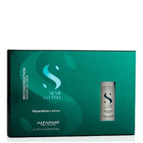Alfaparf Semi Di Lino Reparative Lotion Vials 6 X 13 Ml To Repair