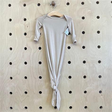 Tan Bamboo Knotted Gown Little Bird