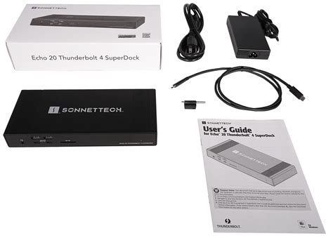 Echo 20 Thunderbolt 4 Superdock Tech Specs Sonnettech