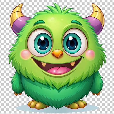 Cute Monsters Premium Ai Generated Psd