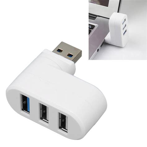 Hub Usb Giratorio Rotación De 180 Grados Y 90 Grados Transferencia De