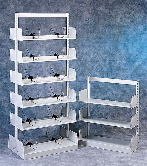 Demco® Mobile Steel Integral Library Shelving Double Faced