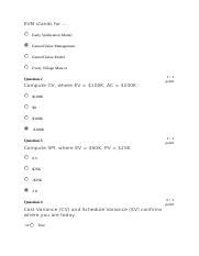 EVM Stands For Docx EVM Stands For Early Verification Model Earned Value Management Earned