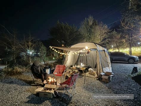 서울근교 남양주 애견동반 캠핑장 쿼크밸리 난로없이 영하 5도 후기 네이버 블로그